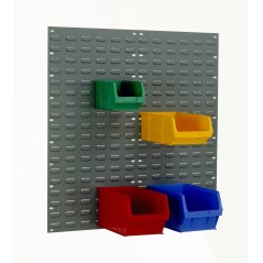 Grey Imperial Epoxy Powder Coated Louvre Panel 457mm (18") Wide