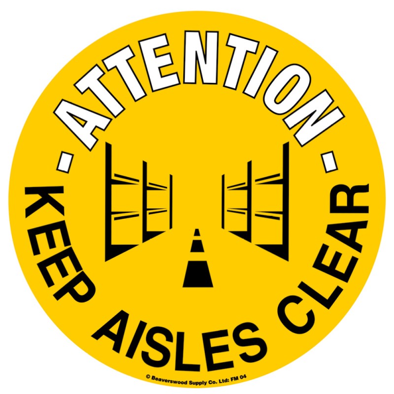 Hi-Visibility Floor Signs