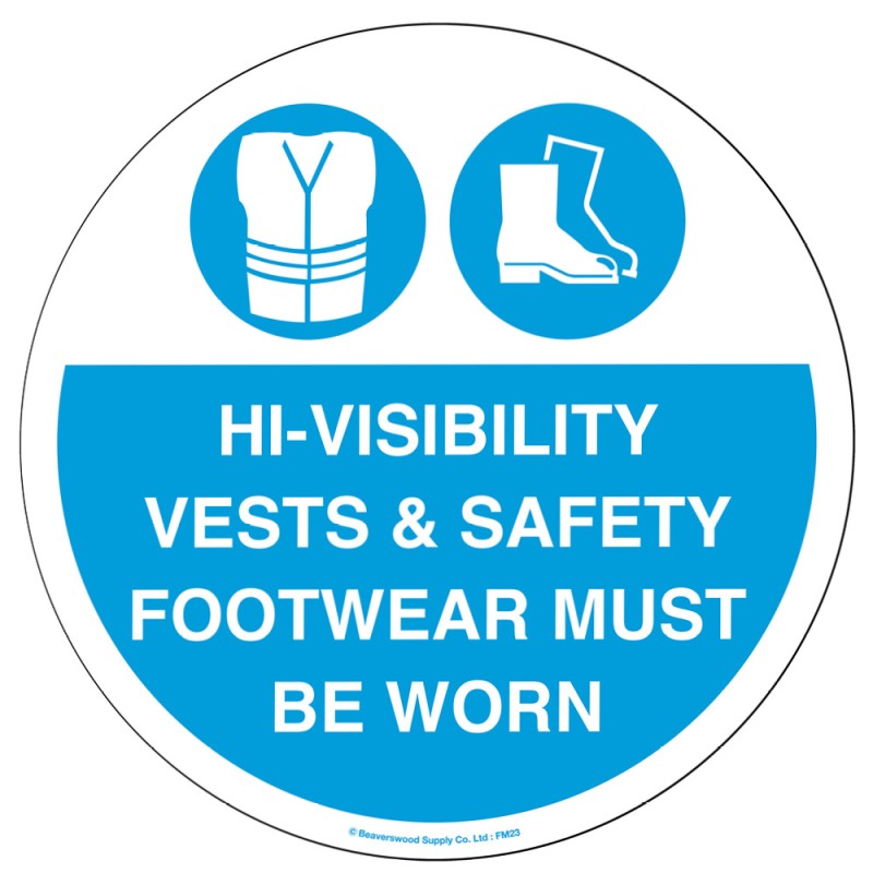 Hi-Visibility Floor Signs