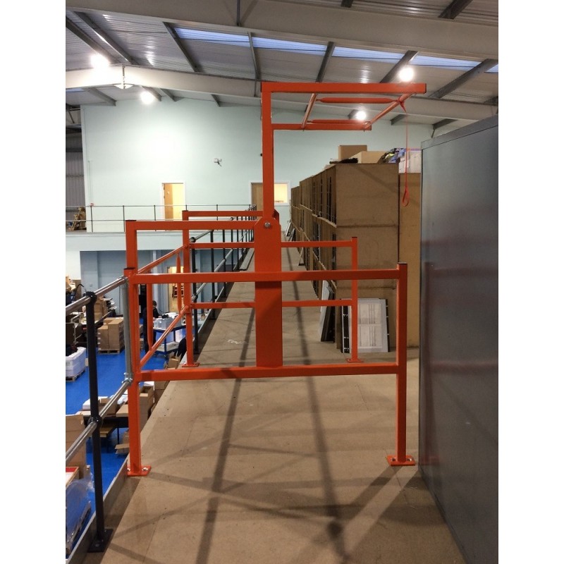 Mezzanine Floor Pallet Safety Gate